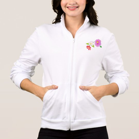 Sweatshirt Jacket Without Hood for Women | Zazzle.com