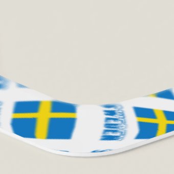 Sweden and Swedish Flag Tiled with Your Name License Plate Frame | Zazzle