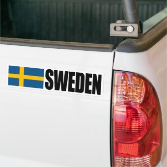 Sweden Flag Bumper Sticker | Zazzle