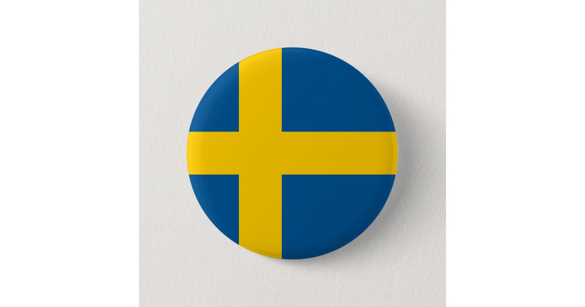 Sweden Flag Button | Zazzle