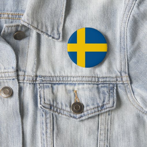 Sweden Flag Button | Zazzle