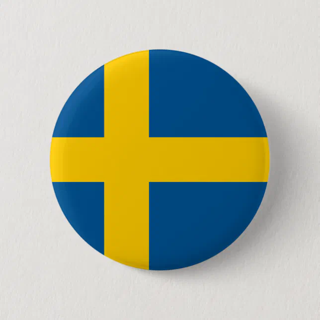 Sweden Flag Button | Zazzle Sweden Flag Button | Zazzle