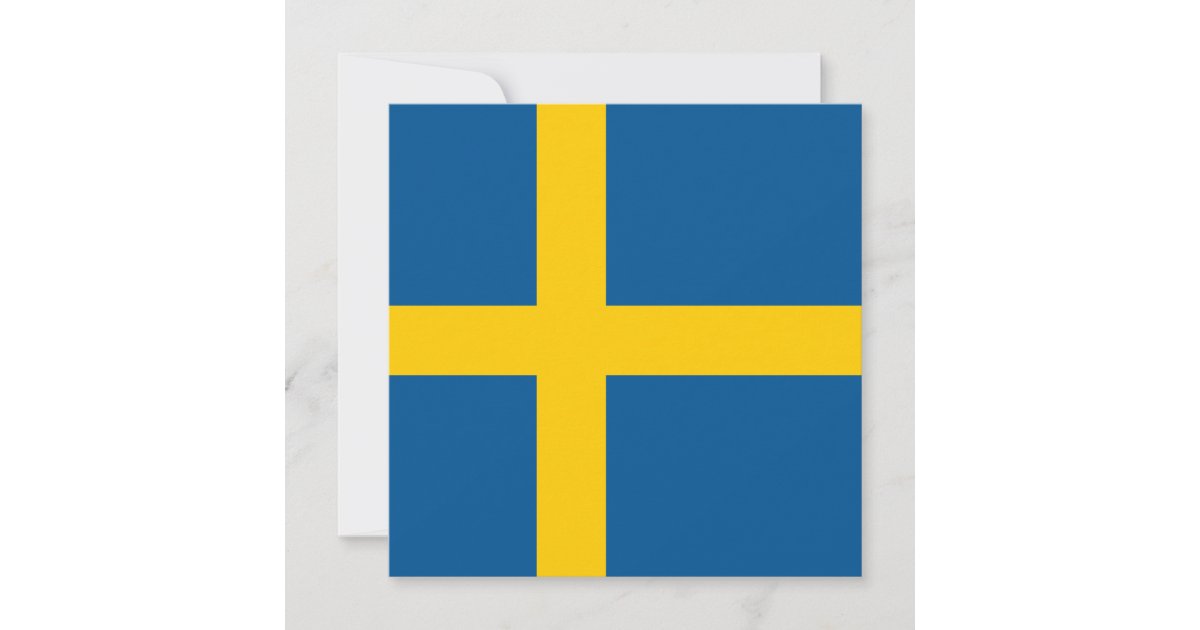 Sweden Flag Invitation | Zazzle