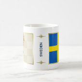 Sweden Flag + Map Mug | Zazzle