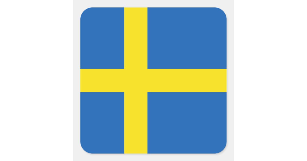 Sweden Flag Sticker | Zazzle.com