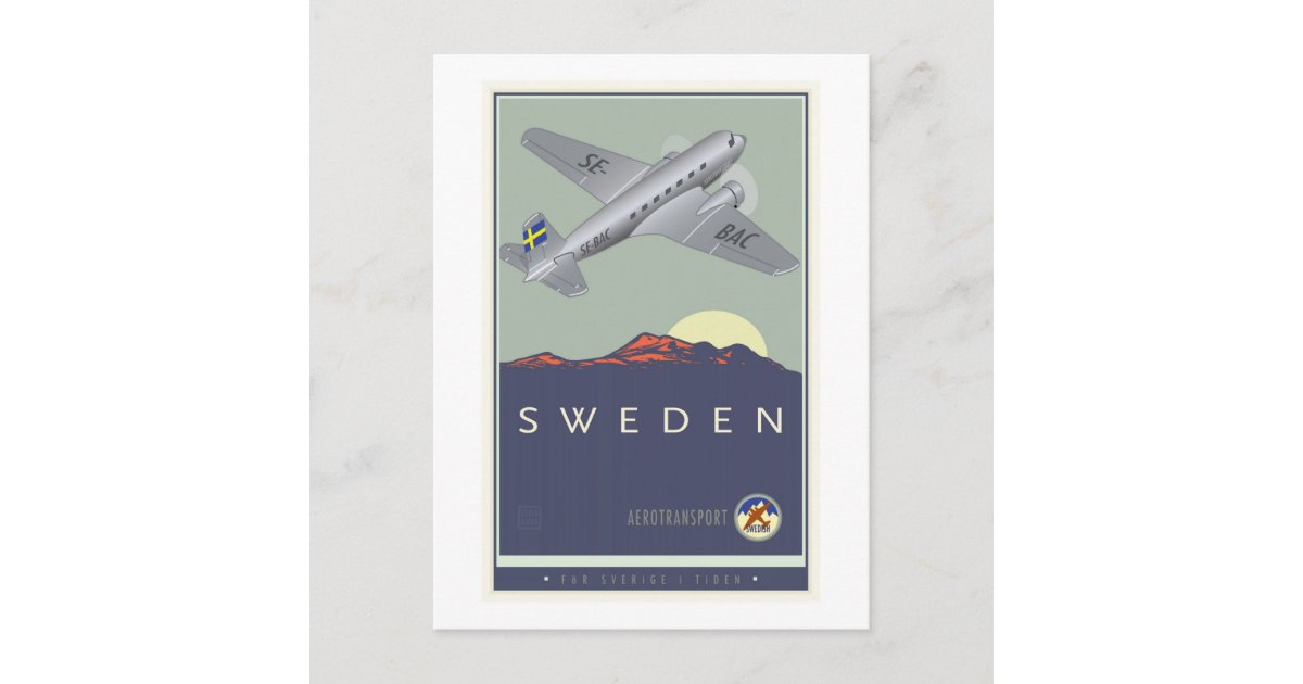 Sweden Postcard | Zazzle