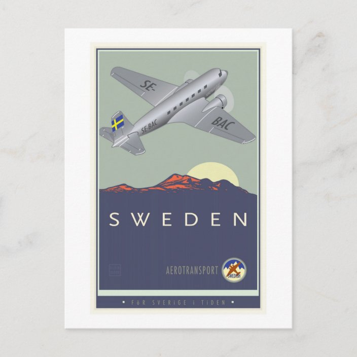 Sweden Postcard | Zazzle.com