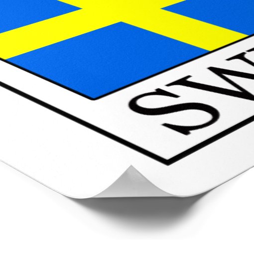 Sweden Poster | Zazzle