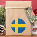 Sweden/Swede/Swedish Flag Classic Round Sticker | Zazzle