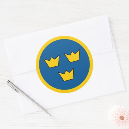 Swedish Air Force Roundel Sticker | Zazzle