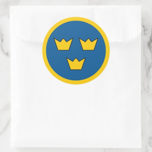 Swedish Air Force Roundel Sticker | Zazzle
