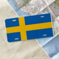 Swedish Flag License Plate | Zazzle