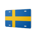 Swedish Flag License Plate | Zazzle