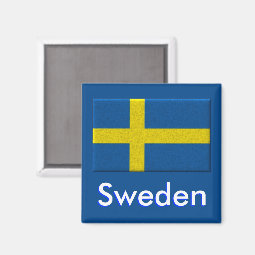 Swedish Flag Scandinavian Magnet | Zazzle