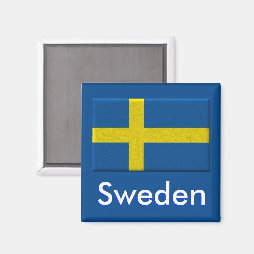 Swedish Flag Scandinavian Magnet | Zazzle