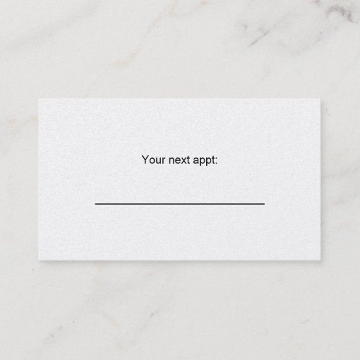 Swedish Massage Photo - Back Appointment Card | Zazzle
