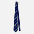 Swedish stripes flag neck tie | Zazzle