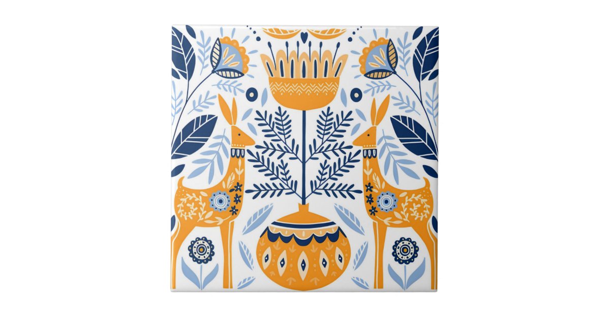 swedish tiles classic | Zazzle