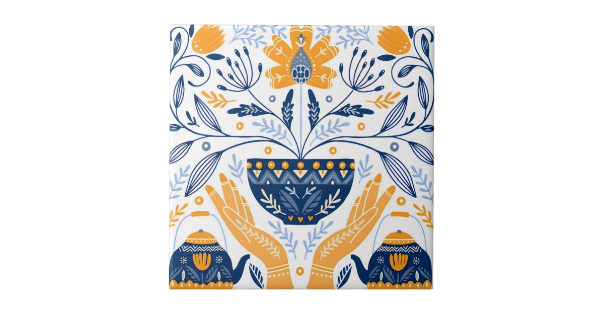swedish tiles vintage | Zazzle