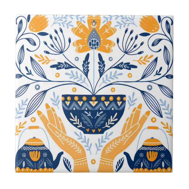swedish tiles vintage | Zazzle