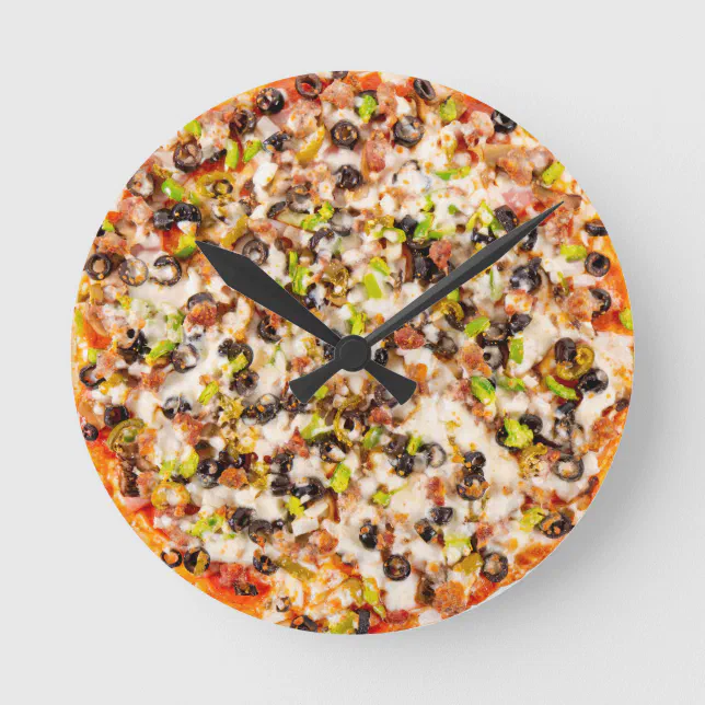 Sweep the Kitchen® Round Clock | Zazzle