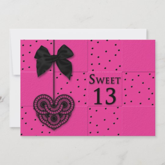 Sweet 13 Birthday Party Invitations | Zazzle.com