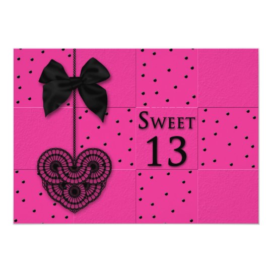 Sweet 13 Birthday Party Invitations | Zazzle.com