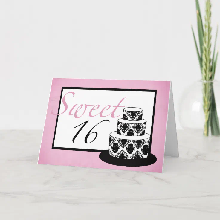 Sweet 16 Birthday Card | Zazzle