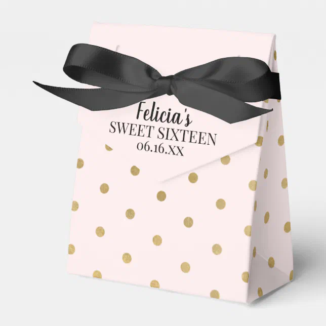 Sweet 16 Birthday Party Favor Box | Zazzle