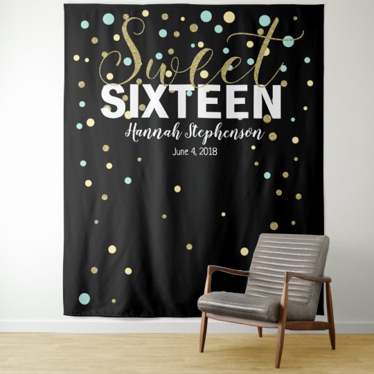 sweet-16-birthday-photo-booth-backdrop-banner-zazzle
