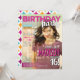 Sweet 16 Magazine Cover Birthday Invitation | Zazzle