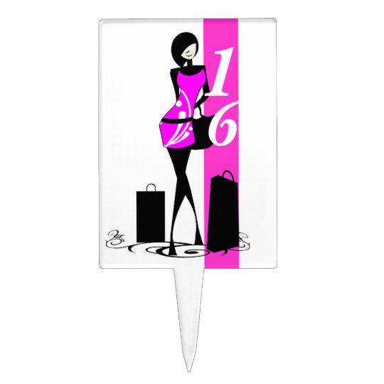 CAKE TOPPER Sweet 16 Bling | Zazzle.com