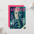 Sweet 16 Sixteen Magazine Cover Photo Invite | Zazzle