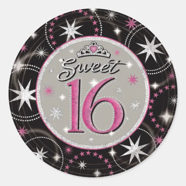 Sweet 16 Sticker | Zazzle