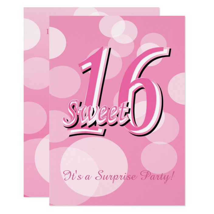 Sweet 16 Word Art | 16th Birthday Invitation | Zazzle.com