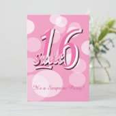 Sweet 16 Word Art | 16th Birthday Invitation | Zazzle