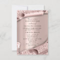 Sweet 16th Bridal Wedding 3D Rose Elegant Invitation | Zazzle