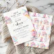 Sweet Baby Girl Cute Pastel Candy Baby Shower Invitation | Zazzle