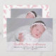 Sweet Baby Girl Script Birth Announcement | Zazzle