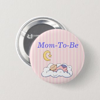 Sweet Baby Shower Mommy Pin Button | Zazzle