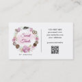 Sweet Bakery QR-Code Business Card | Zazzle