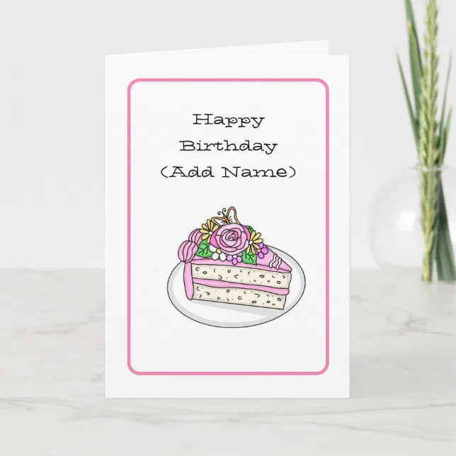 Sweet Birthday Card for Her | Birthday Cupcake | Zazzle