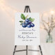 Sweet Blueberries Baby Shower Welcome Sign | Zazzle