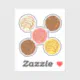 Sweet Bread Mexican Pan Dulce Conchas Sticker | Zazzle