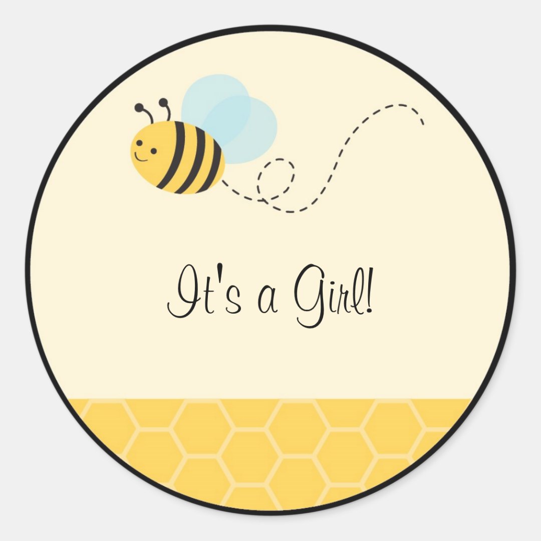 Sweet Bumble Bee Stickers Envelope Seals | Zazzle