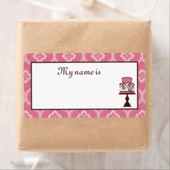 Sweet Cake Name Tag | Zazzle