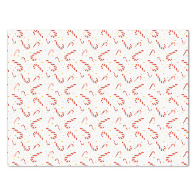 Sweet Candy Cane Christmas Tissue Paper | Zazzle