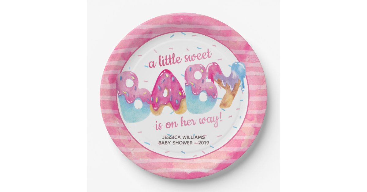 Sweet Candyland Sprinkles Paper Plates | Zazzle
