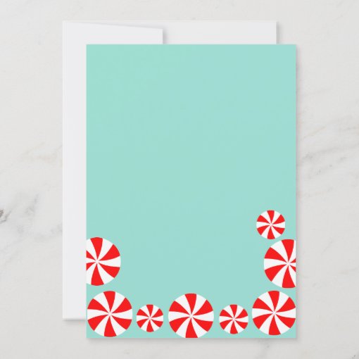 Sweet Christmas | Peppermint Christmas Party Invitation | Zazzle
