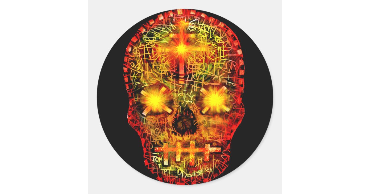 Sweet Death Classic Round Sticker | Zazzle